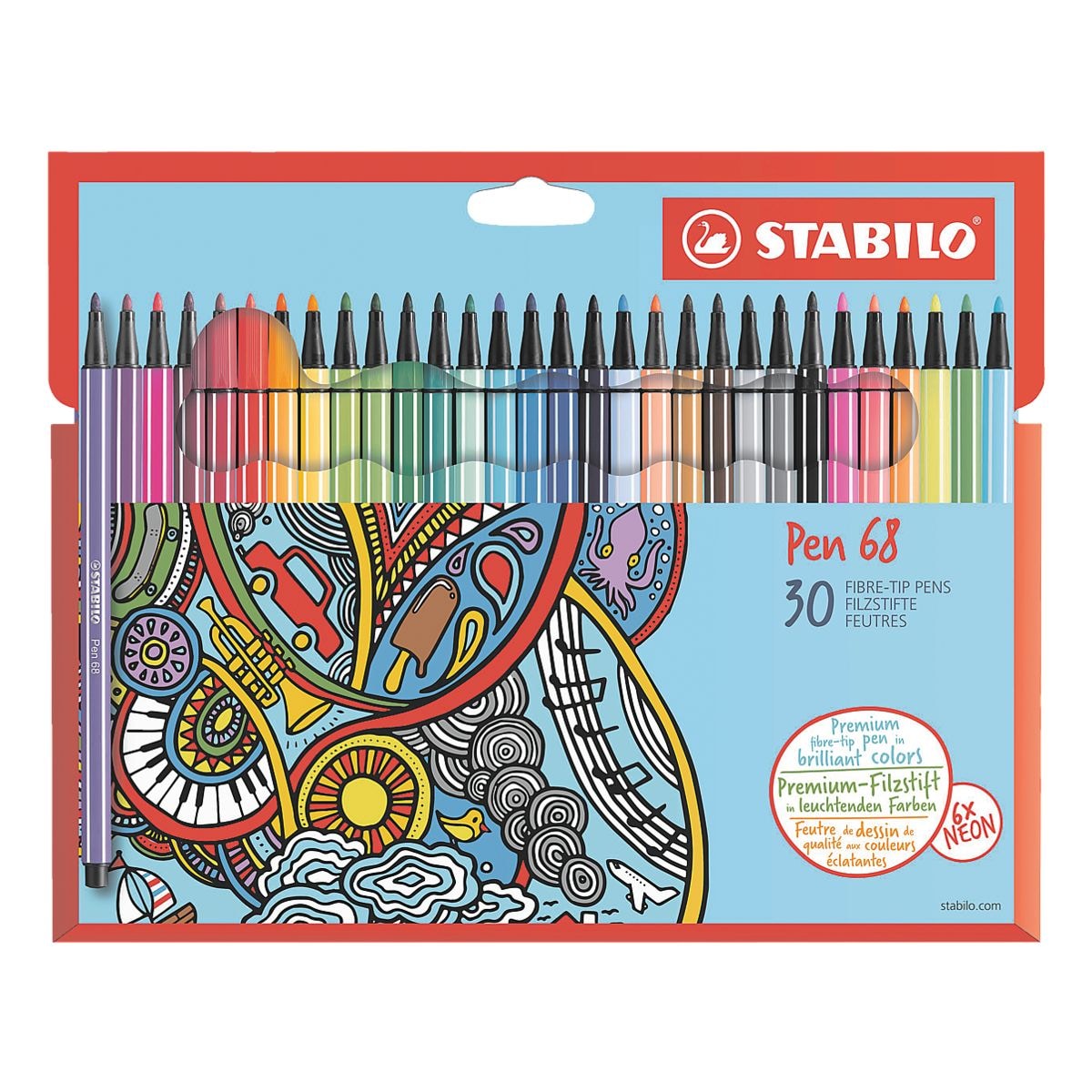 Stabilo 30er-Pack Faserschreiber »Pen 68« - Bei OTTO Office günstig kaufen.