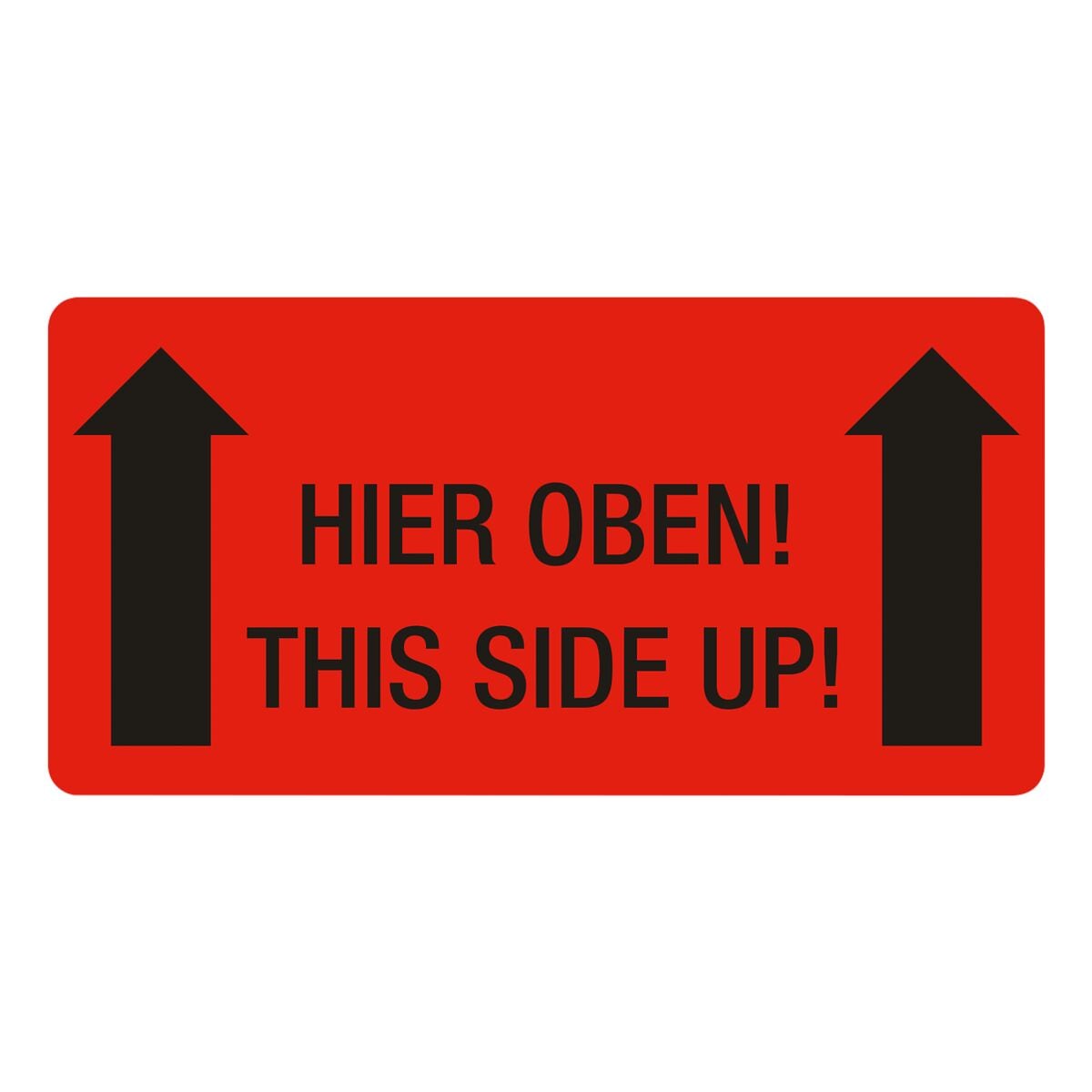 EICHNER Verpackungsetiketten Hinweis »Hier oben!« - Bei OTTO Office ...