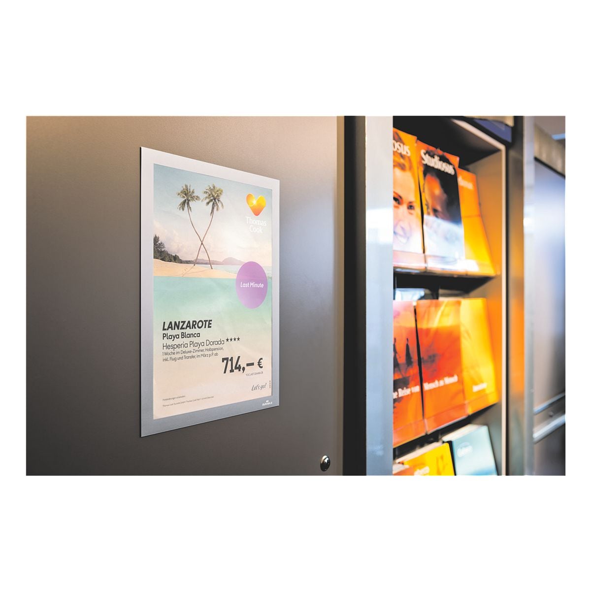 Durable Info-Rahmen DIN A4 »Duraframe 4872« selbstklebend mit ...